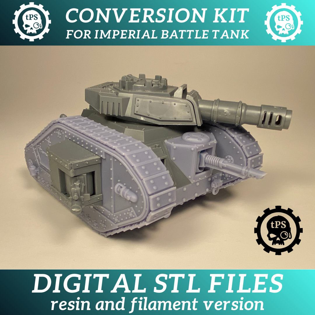Hull Conversion Kit for Battle Tanks "doubler" - Digital STL files ...